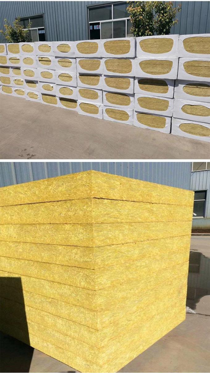 24kg/M2 Rockwool Panel Insulation Material Rockwool Soundproofing
